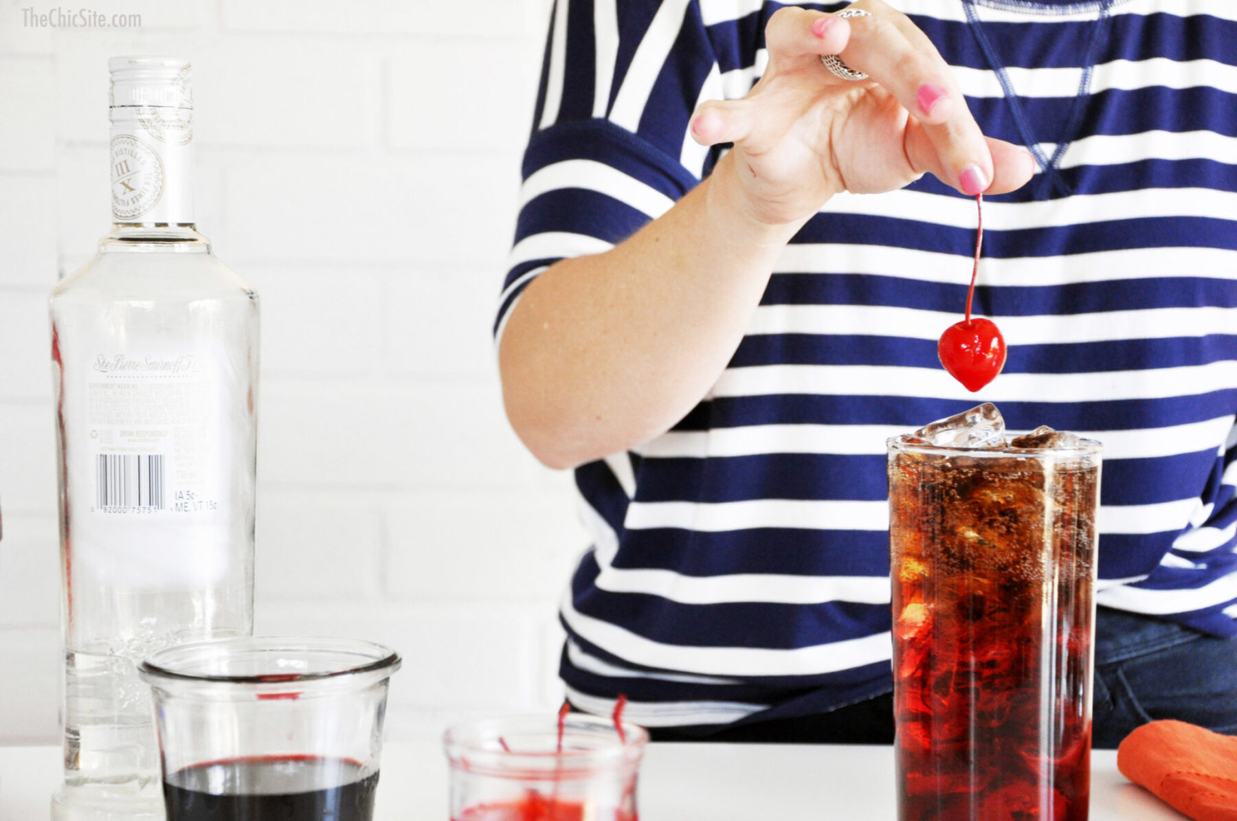 cherry vanilla vodka pepsi drink - Rachel Hollis