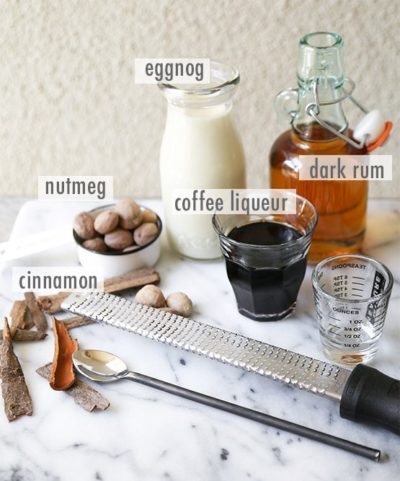 Kahlua Eggnog Cocktail - Rachel Hollis