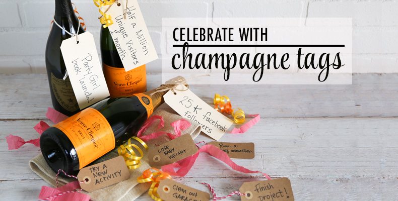 Celebrate with Champagne Tags - Rachel Hollis