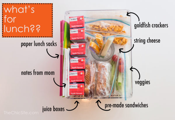 Organize Kids School Lunches - Rachel Hollis