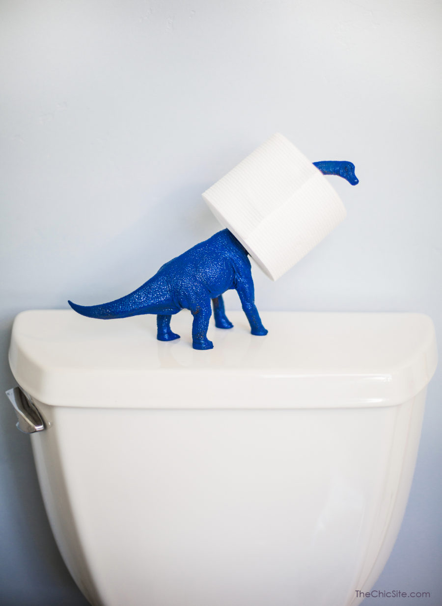 Dinosaur Toilet Paper Holder - Rachel Hollis
