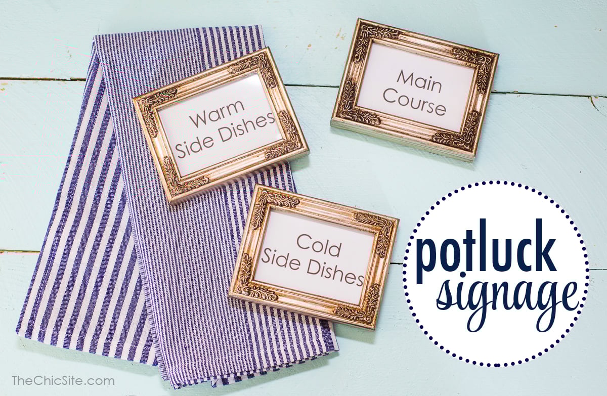 Free Printable Menu Signage-TheChic - Rachel Hollis