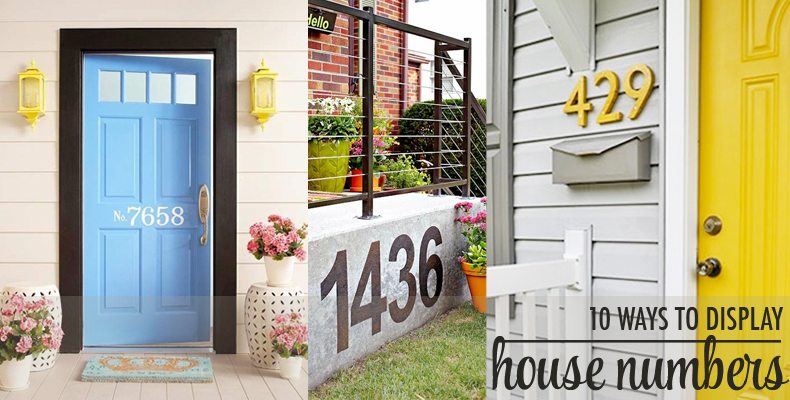 Ways to Display House Numbers_Featured - Rachel Hollis