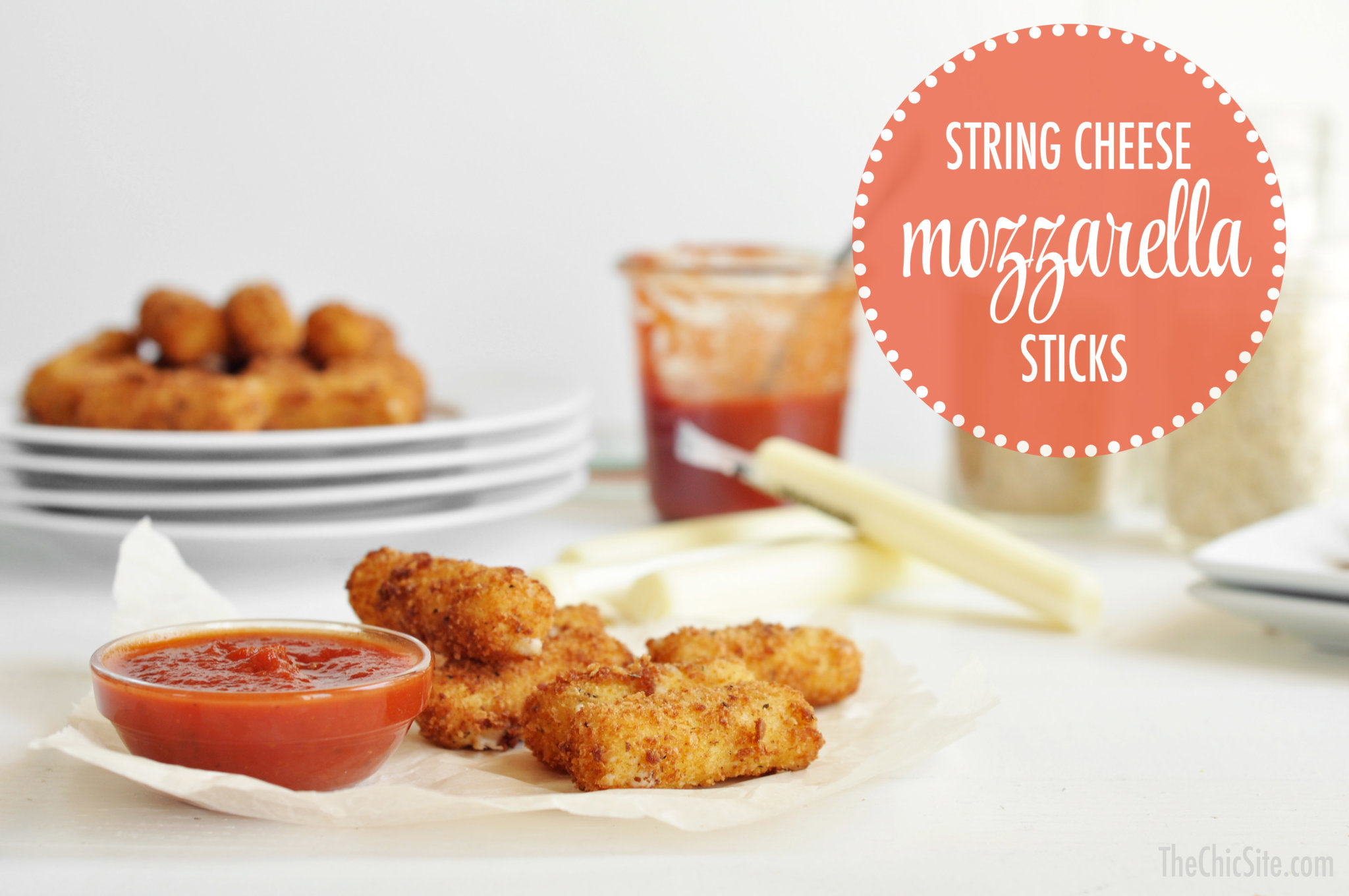 mozzarella cheese string cheese fried - Rachel Hollis