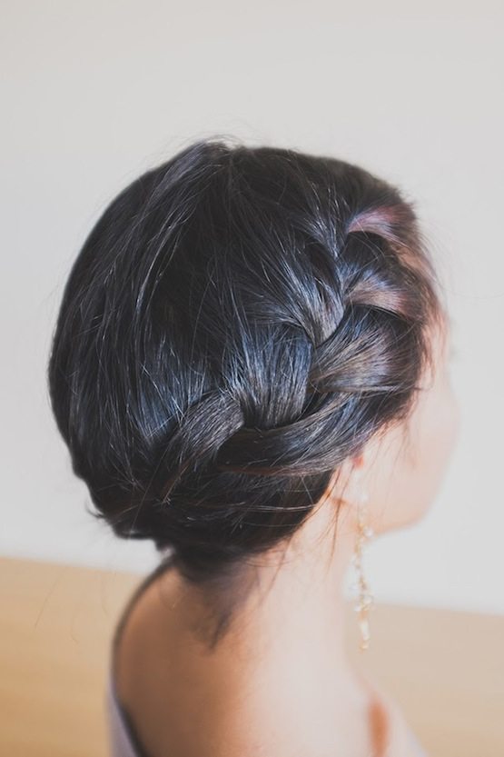 braid short hair - Rachel Hollis