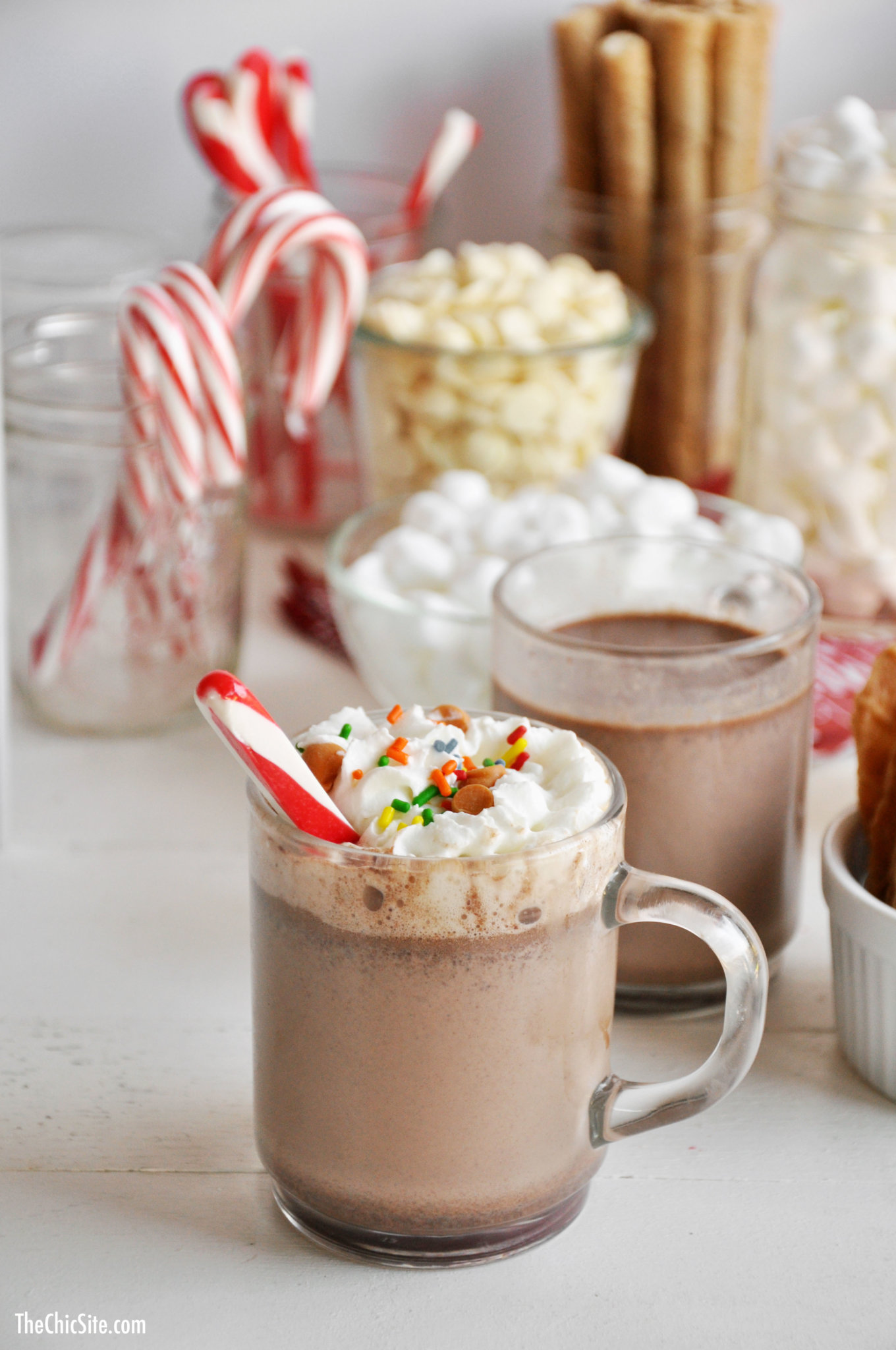 hot cocoa with toppings - Rachel Hollis