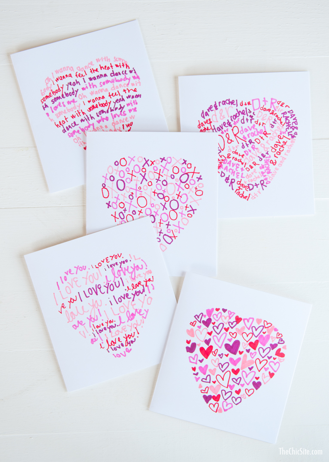 Homemade Valentines - Rachel Hollis