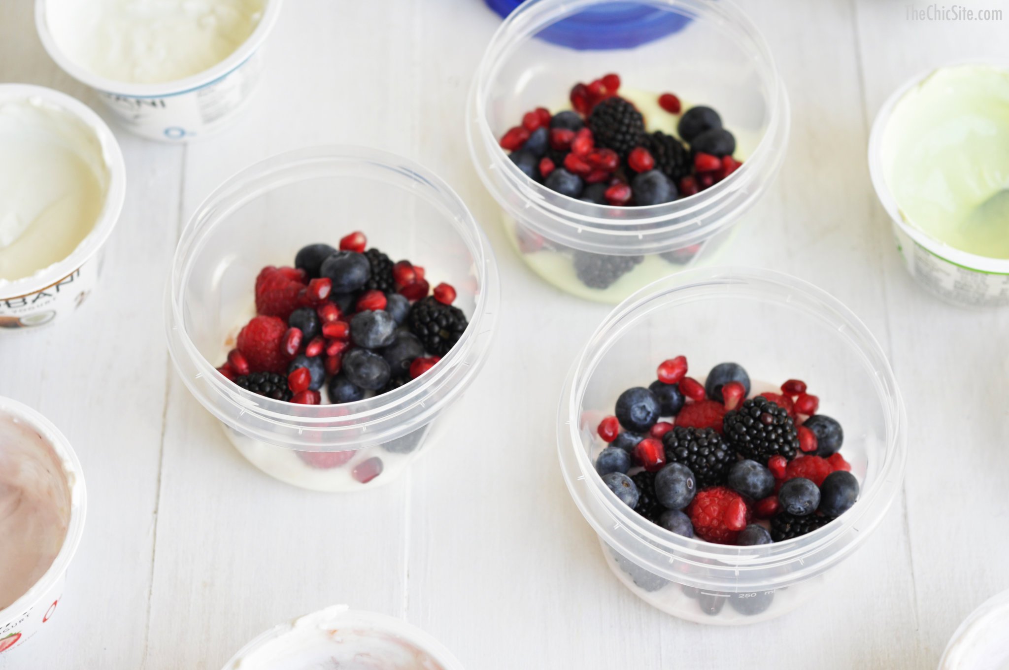 fresh fruit and yogurt - Rachel Hollis
