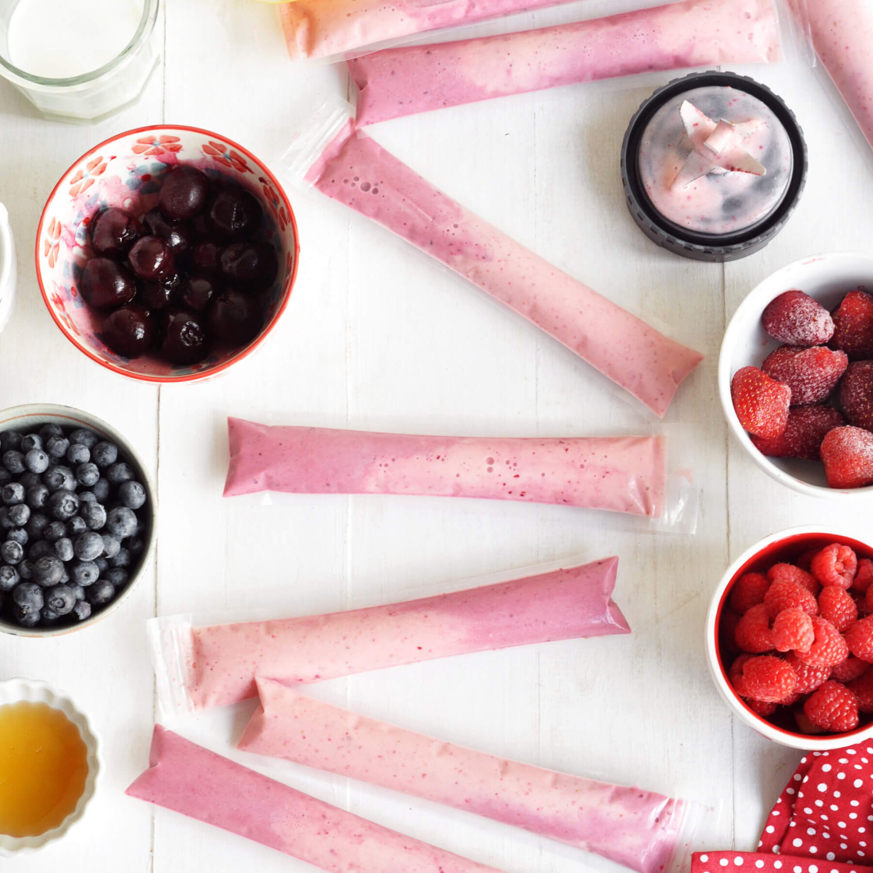 Homemade Yogurt Pops - Rachel Hollis