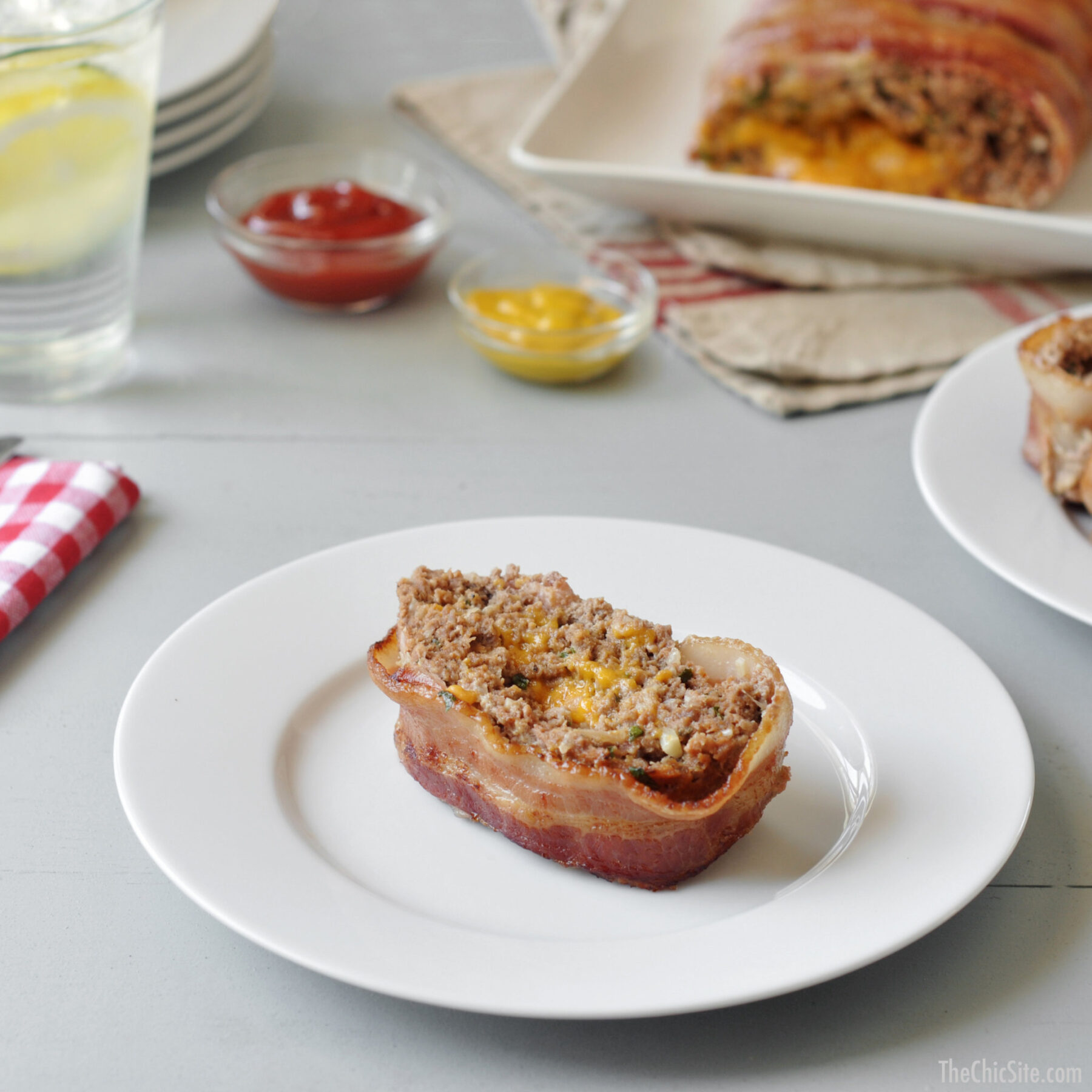 Bacon Cheddar Meatloaf - Rachel Hollis