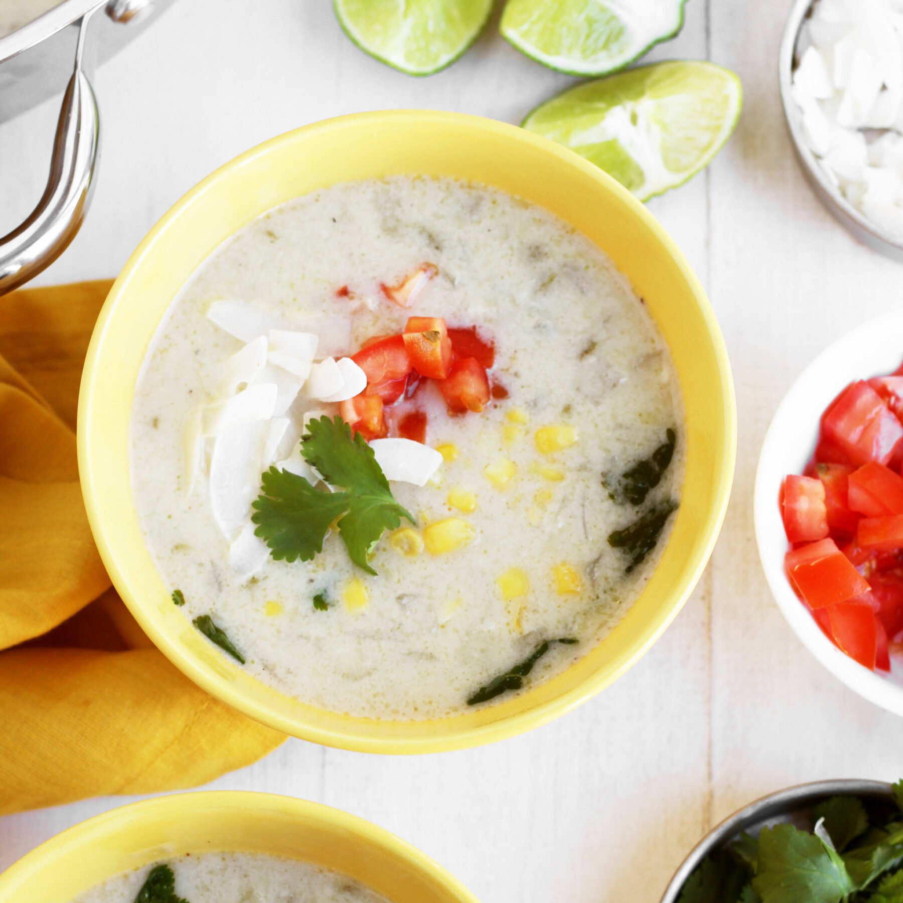 Coconut Corn Chowder - Rachel Hollis