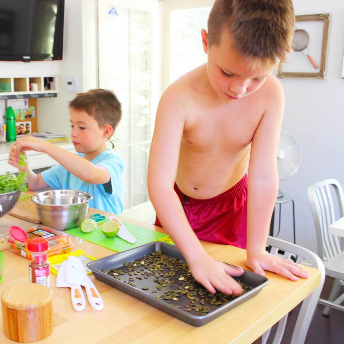 Cooking with Boys The Chic Site - Rachel Hollis